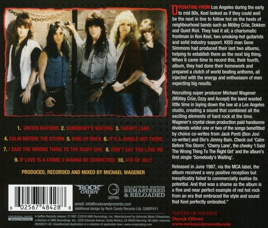 Keel, Keel | CD (album) | Muziek | bol
