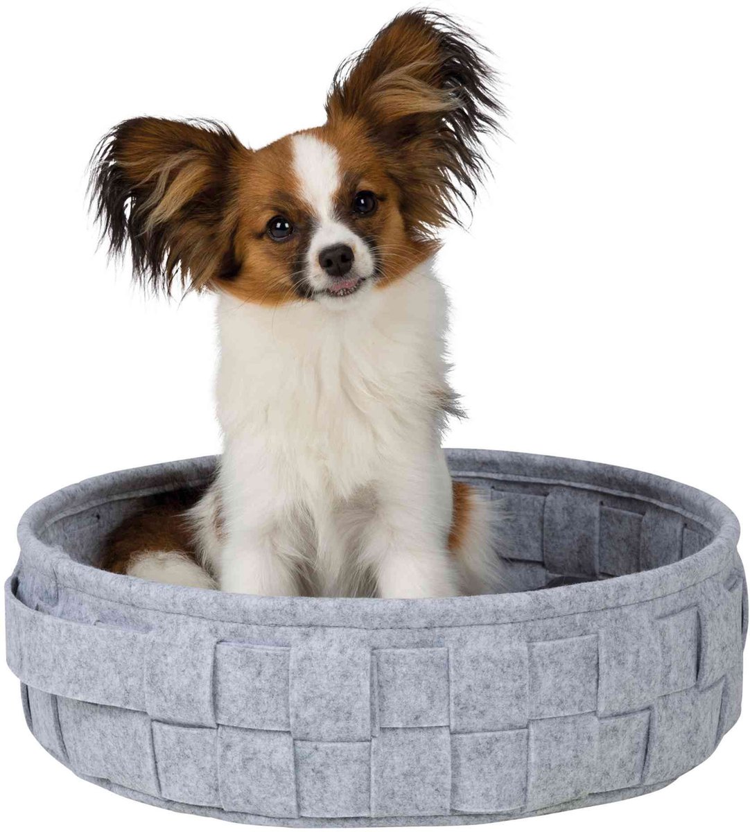 Trixie Lennie Gevlochten Kattenmand Grijs - 45 X 45 CM | bol.com