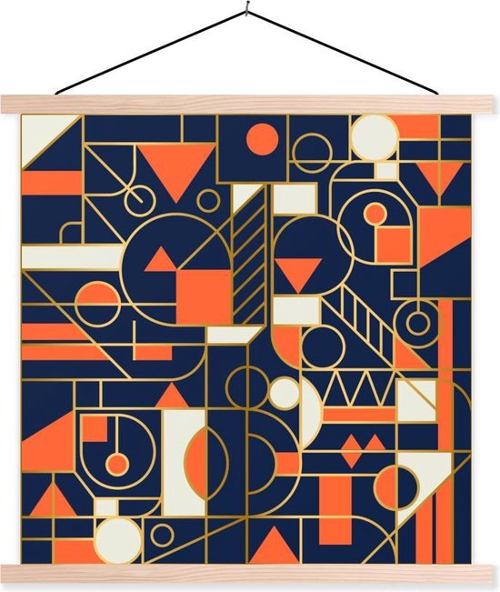 Affiche scolaire - Formes géométriques - Vintage - Motifs - 60x60 cm ...