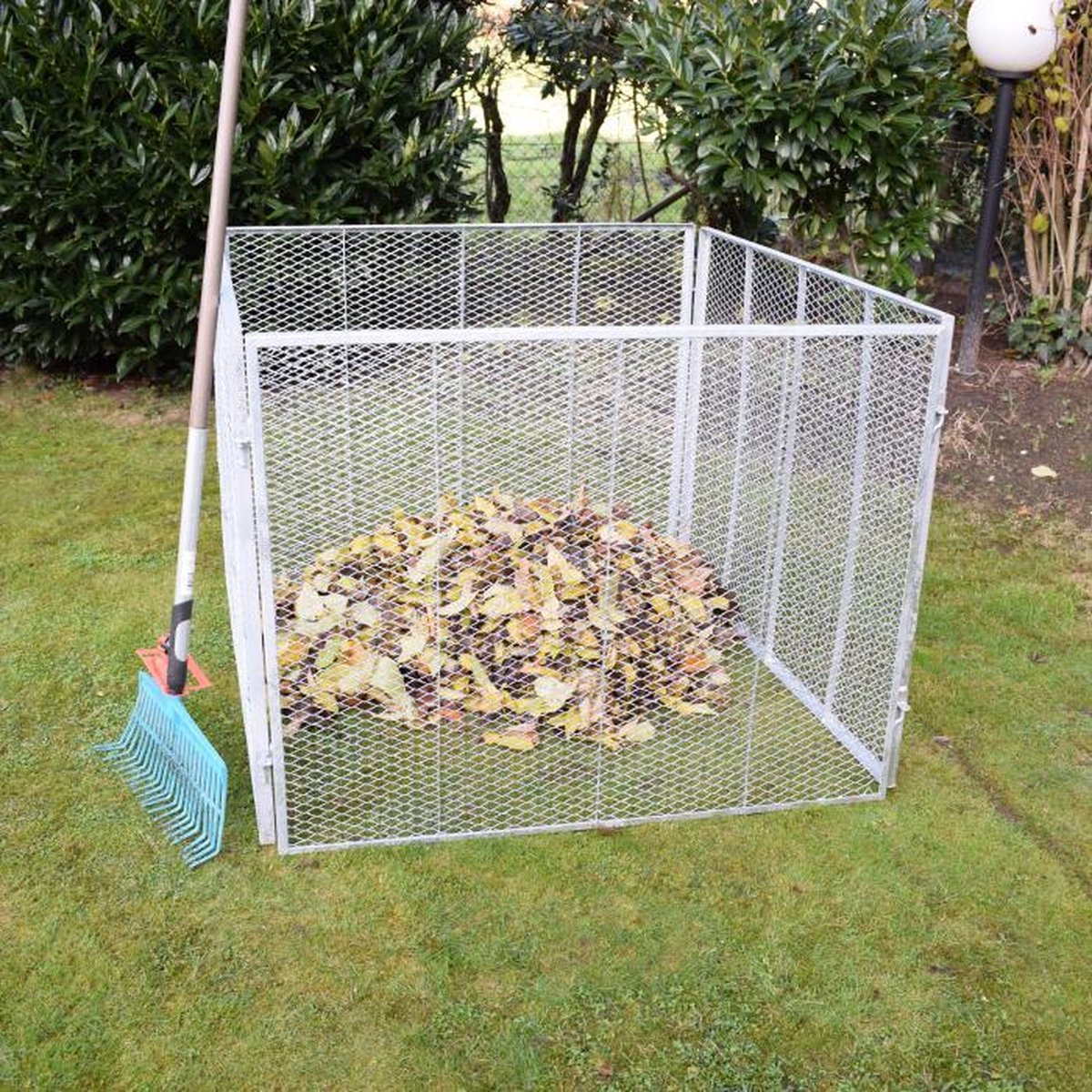 Compostbak 100x100x80 cm, Tuinafvalbak, GeZu-Impex | bol.com