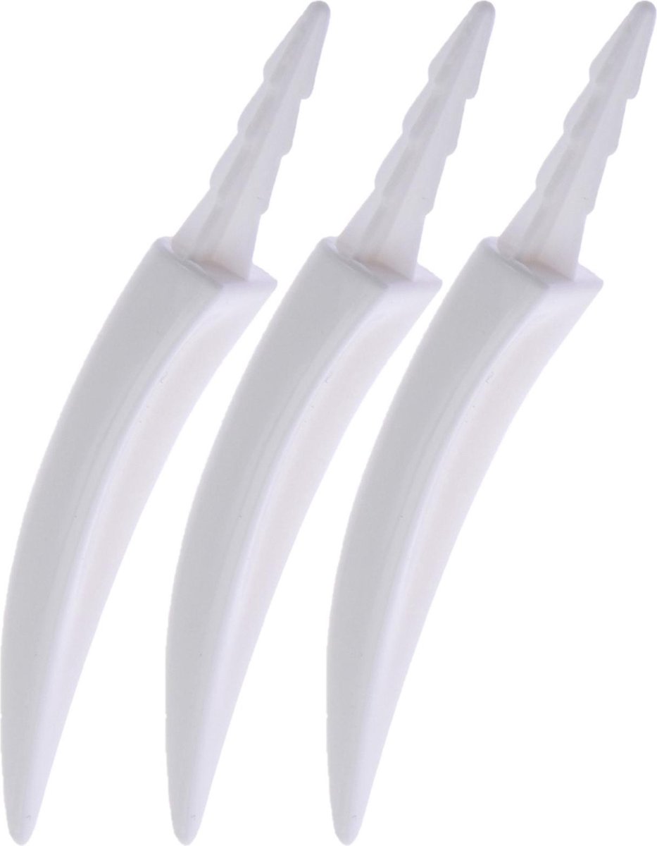 16x stuks witte pompoen tanden versiering - Halloween pompoenen ...