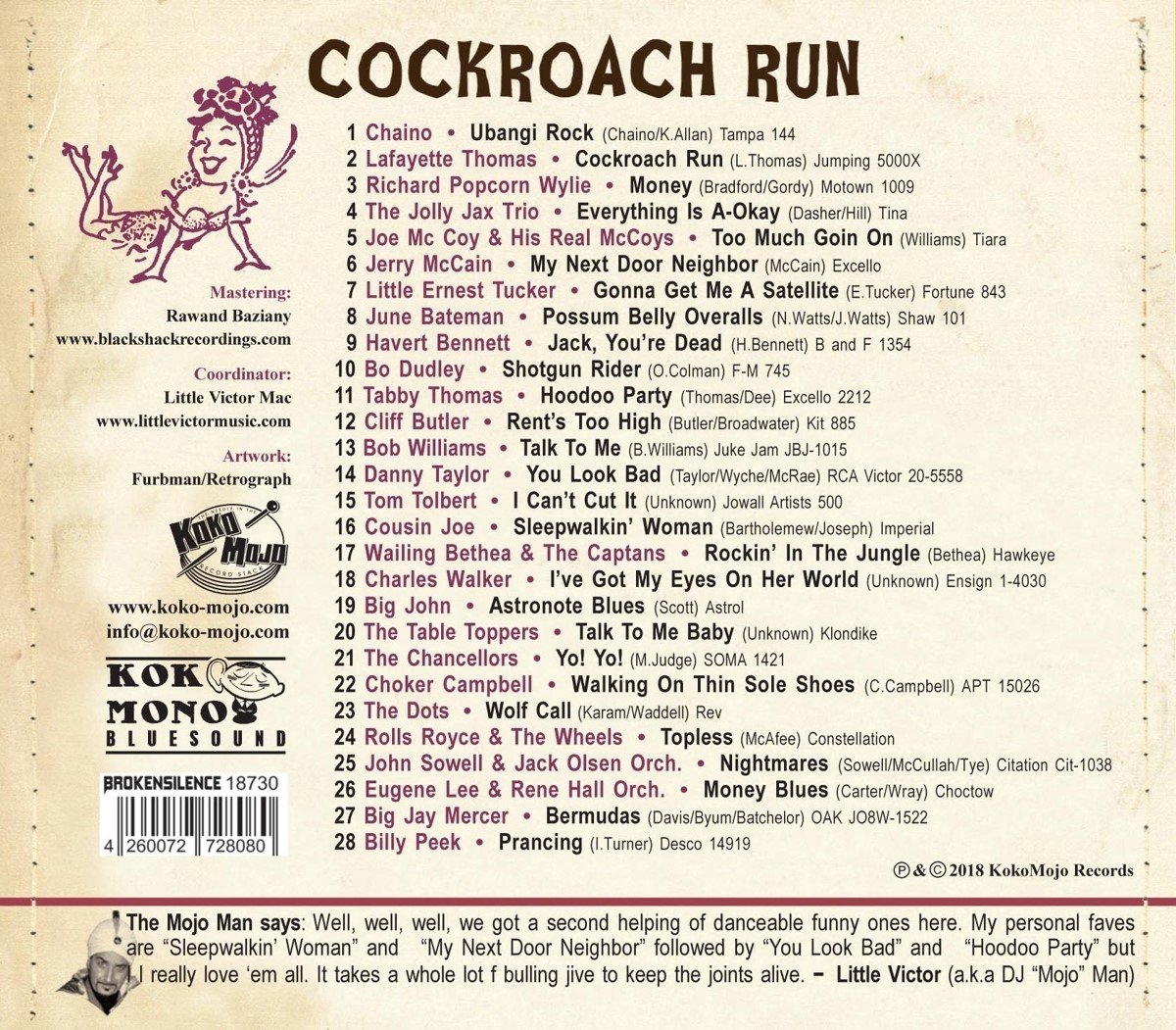 Various Artists - Cockroach Run (CD), various artists | CD (album ...