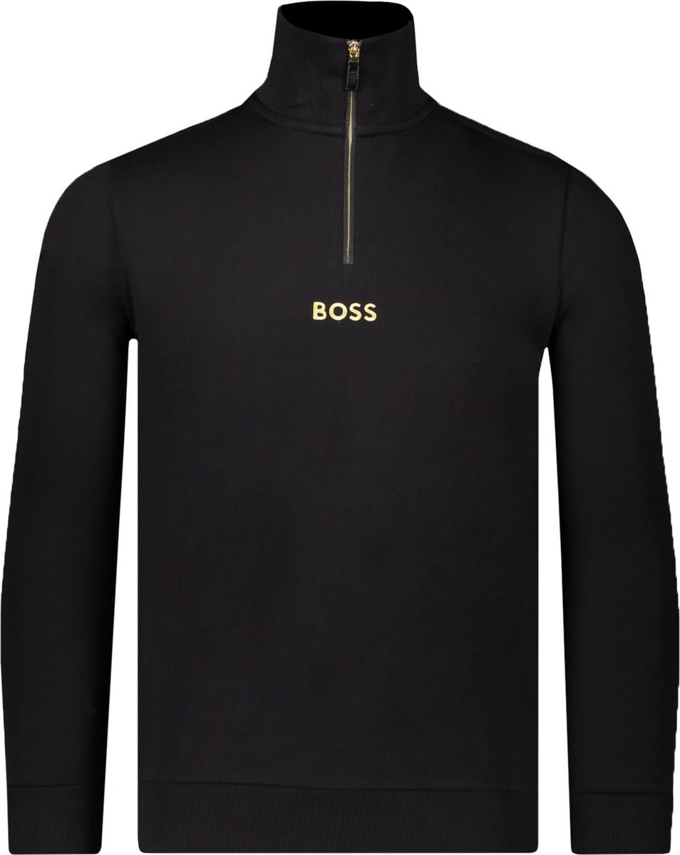 Hugo Boss Sweater Zwart Normaal - Maat S - Mannen - Lente/Zomer ...