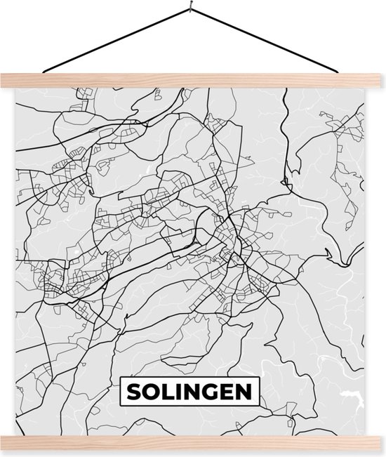 Posterhanger incl. Poster - Schoolplaat - Plattegrond - Kaart ...