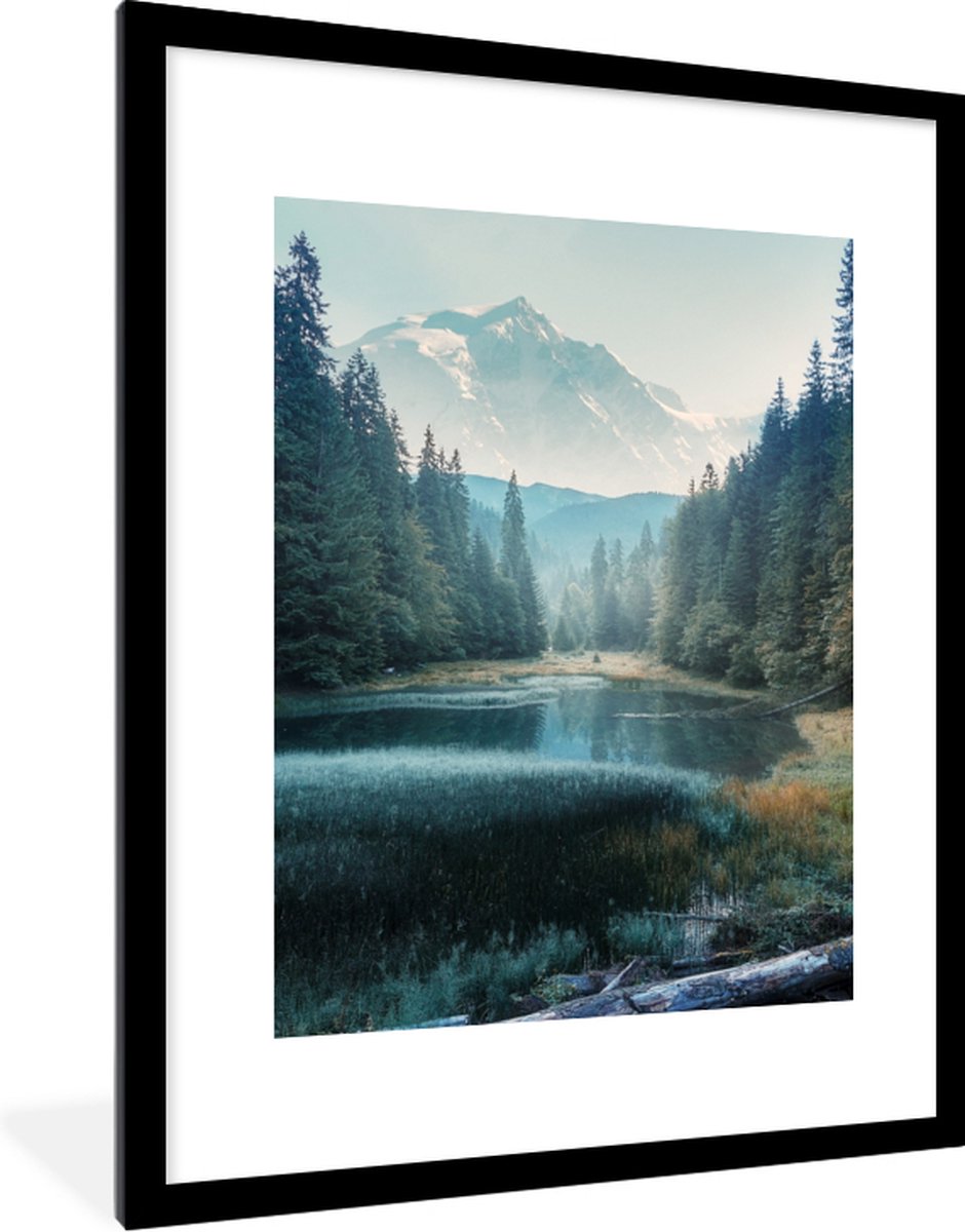 Poster - Fotolijst - Takken - Natuur - Bomen - Frame poster - 60x80 cm ...