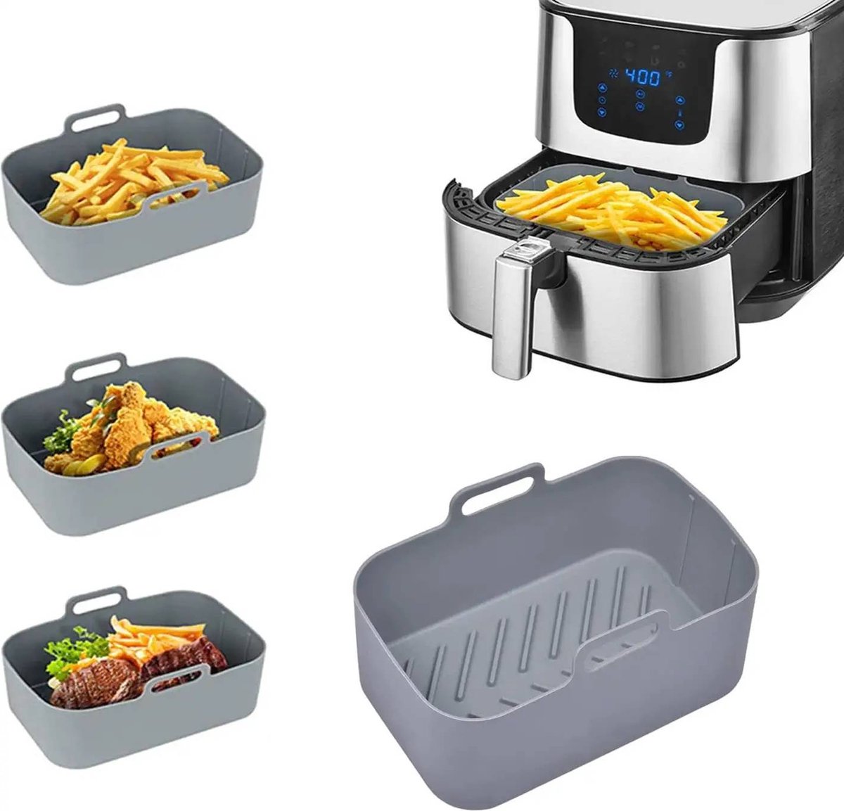 Siliconen Airfryer bakje | bol
