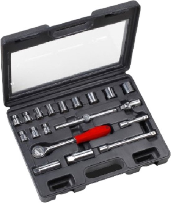 Dopsleutelset 3/8" 20 delig | bol.com