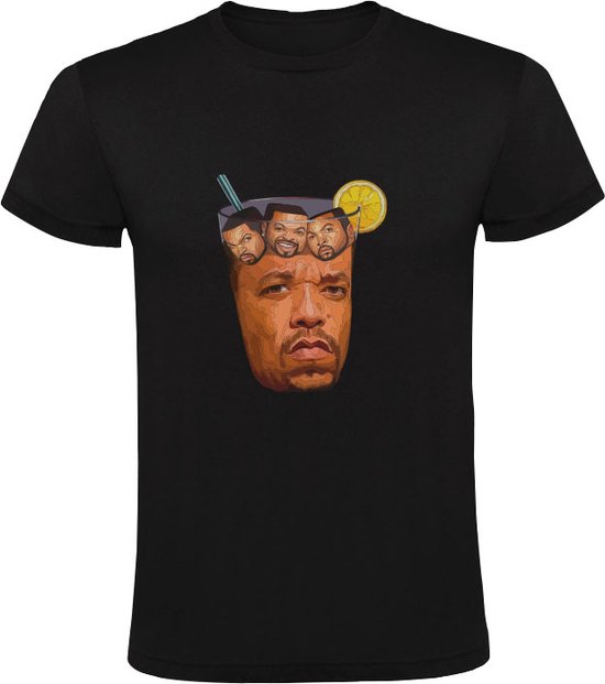 Ice T Ice Cube Heren t-shirt | rap | rapper | drank | drinken | ijsthee ...