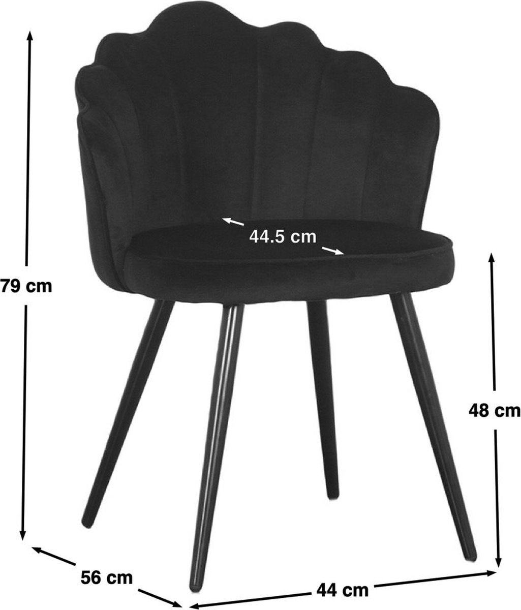 PoleWolf - Crown stoel - Koper - Actie - Set van 2 | bol