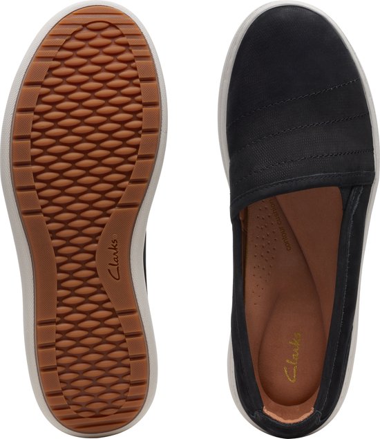 Clarks - Dames - Nalle Violet - D - 3 - navy leather - maat 4,5 | bol.com