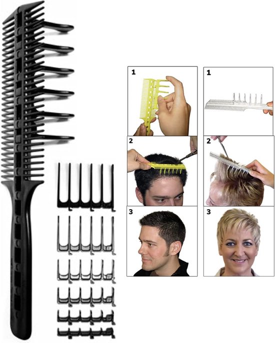 De Originele CombPal Haar Knip Tool Haar Stylist Kapper Kapsel ...