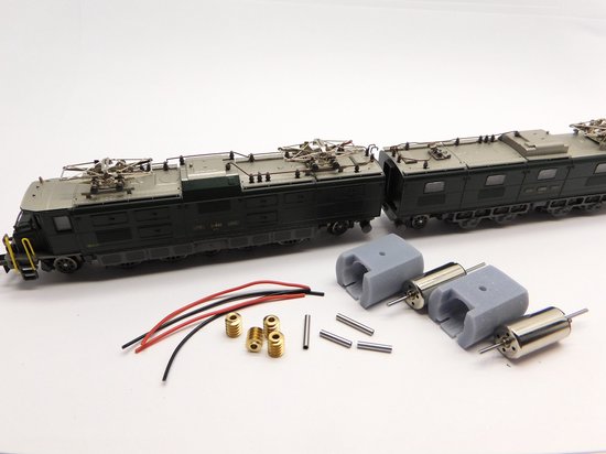 micromotor NM036G N motor ombouwset voor Minitrix SBB Ae 8/14 (2 ...