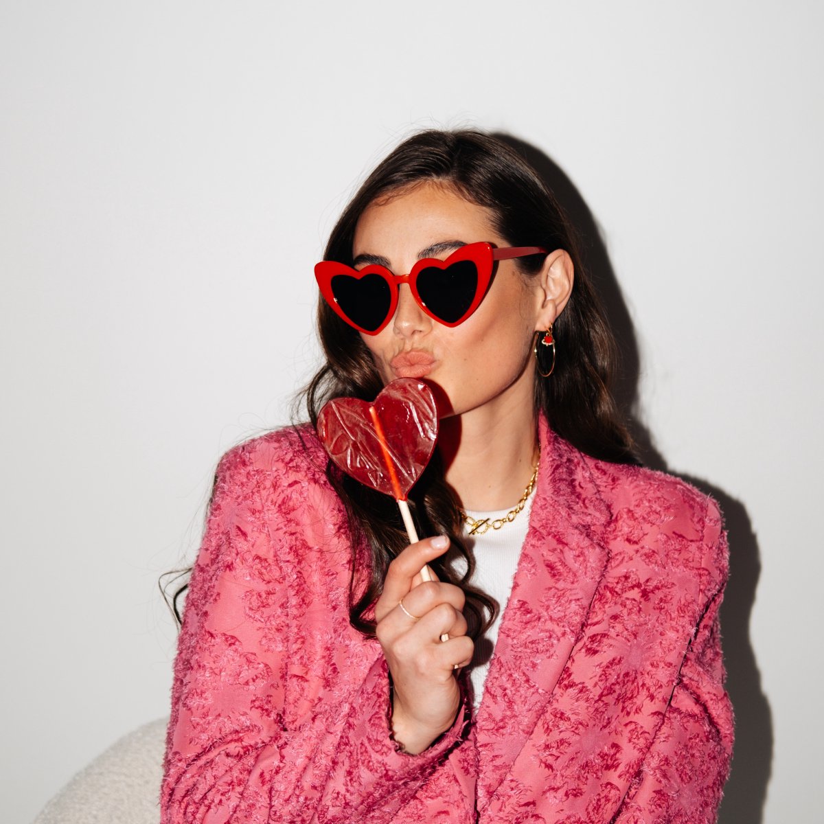 Rebelle Amsterdam - Hartjes Oorbel - Gouden Oorringen - Oorringen Met ...