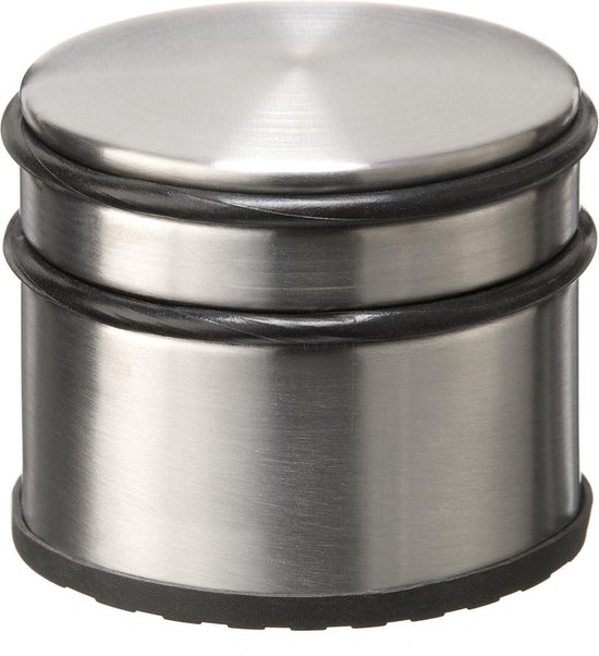 Deurstopper - Stalen Deurstop - Deurbuffer - Chroom | bol.com