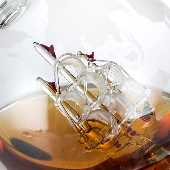 karaf / crystal glass / Set for Whisky Glasses - BarCraft Grinded glass ...