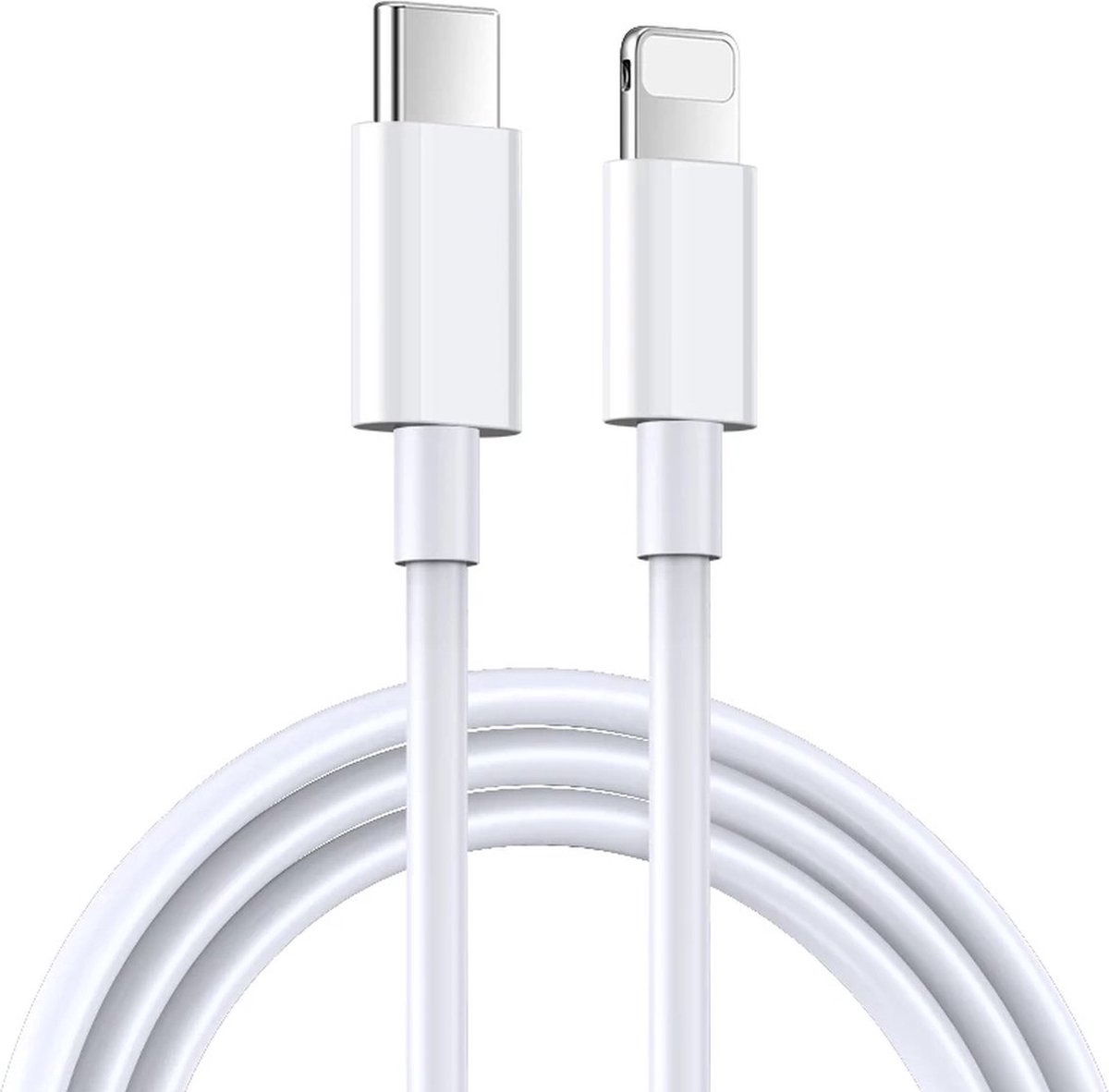Snellader iPhone met 1m kabel - 20W oplader inclusief Oplaadkabel van 1 ...