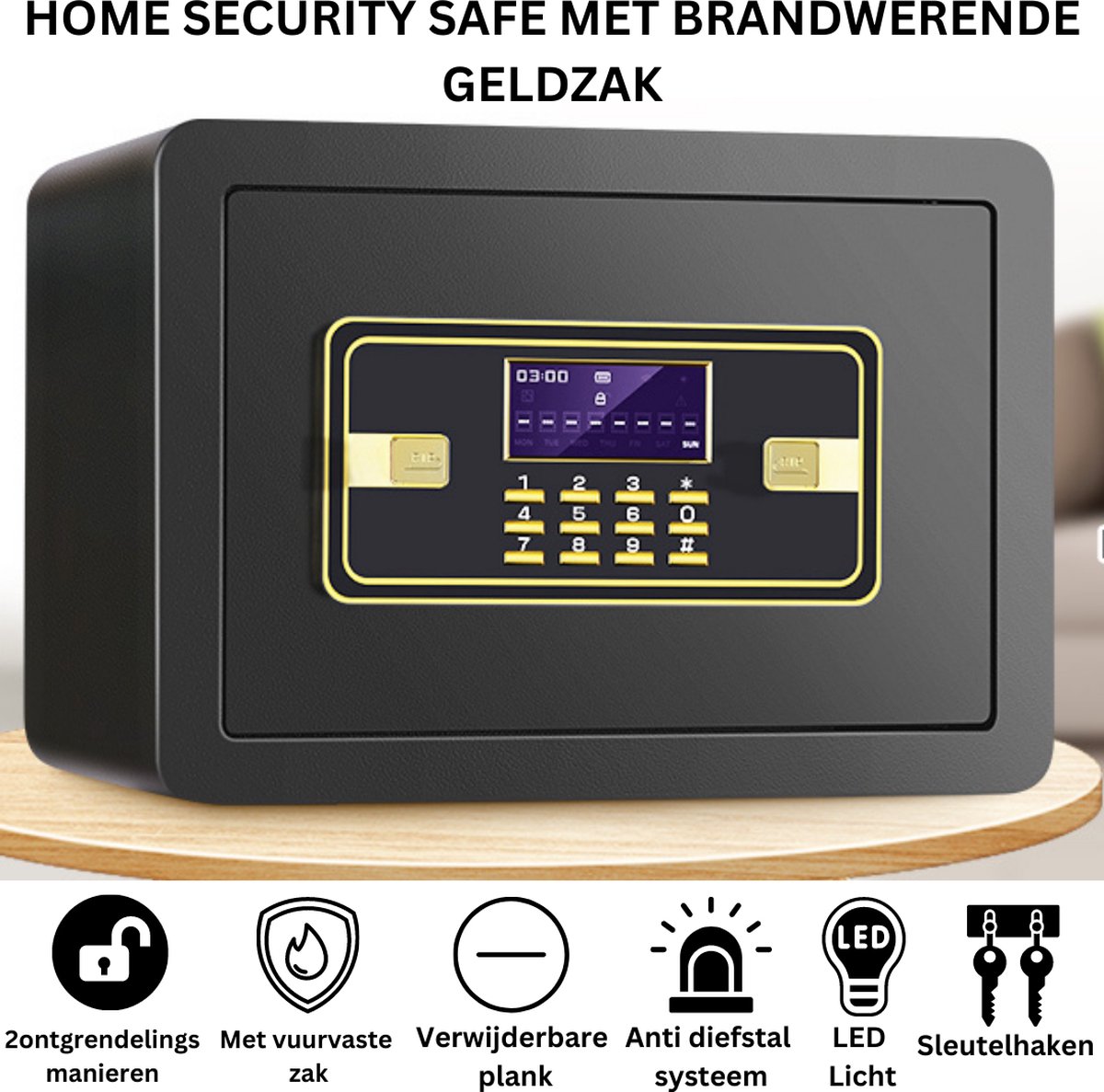 Brandwerende Kluis - Anti Diefstal - Brandwerend - waterdicht ...