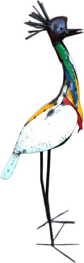 Floz Design groot tuinbeeld vogel - metalen kraanvogel - binnen of ...