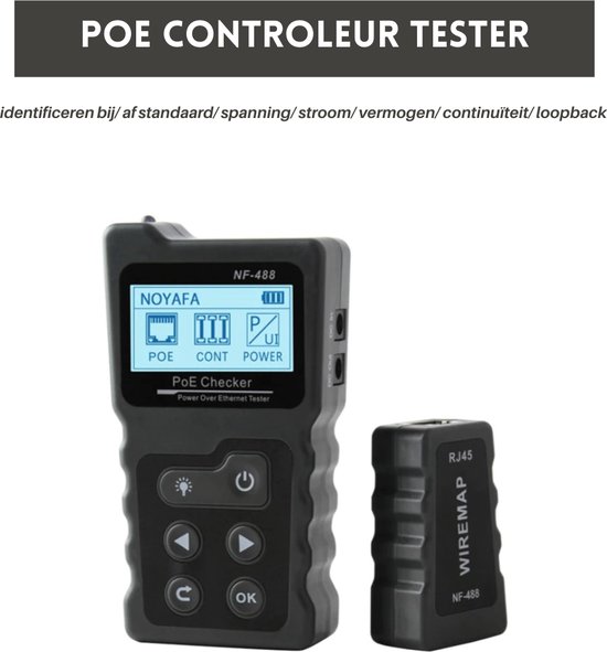 kabel tester voor: Netwerk STP en UTP inclusief tracer vind de juiste ...