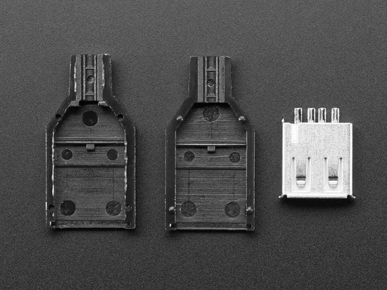USB DIY Connector Shell - Type A Socket Adafruit 1388 | bol