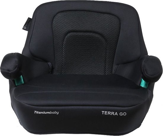Titanium Baby Terra Go Booster - I-Size - Zitverhoger - Zwart | bol