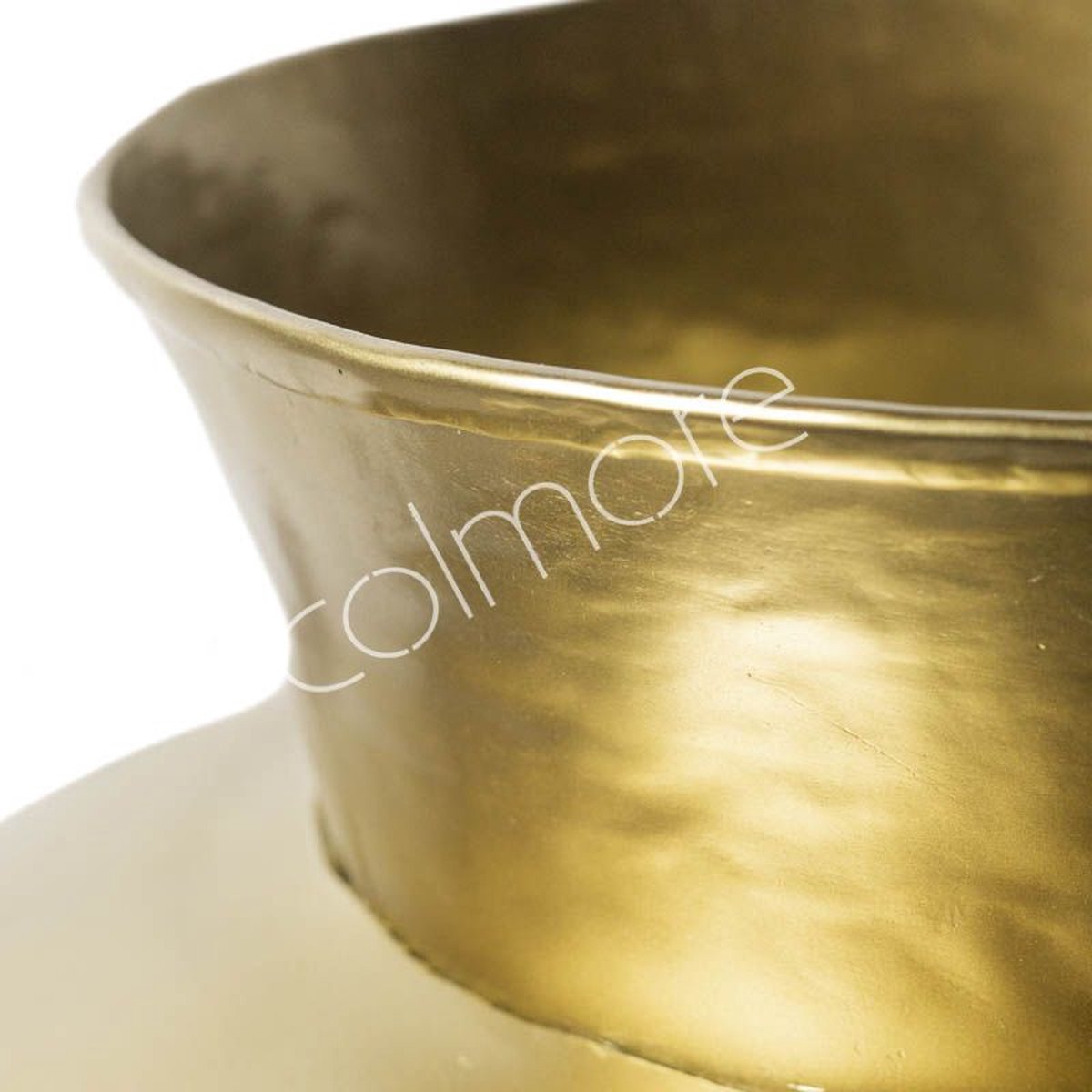 Colmore by Diga ronde gouden vaas extra groot met vlinders 64 x 66 cm | bol