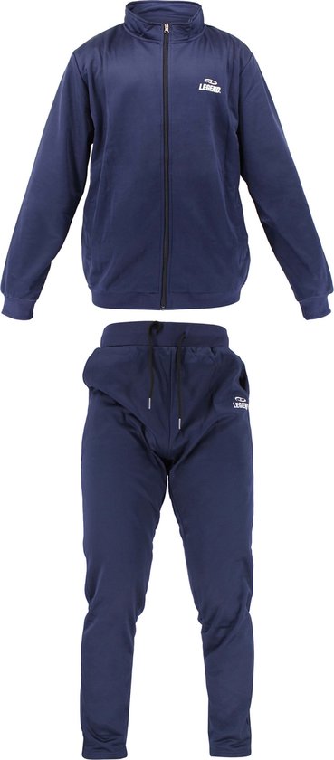 joggingpak fleece Heren/Dames Blauw Legend XL | bol.com