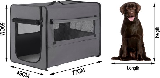 Kamyra® Bench voor Honden - Bench met Kussen - Geschikt voor Wagen ...