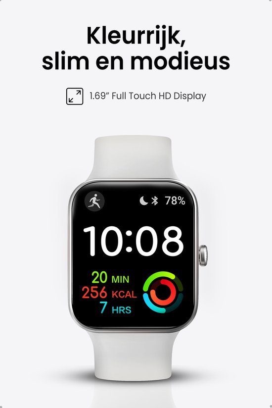 FITNOVA Smartwatch - Zilver | bol.com