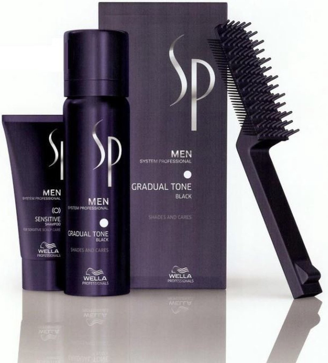 Wella - Men Care Gradual Tone Black - 30ml | bol.com