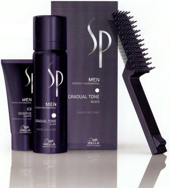 Wella - Men Care Gradual Tone Black - 30ml | bol