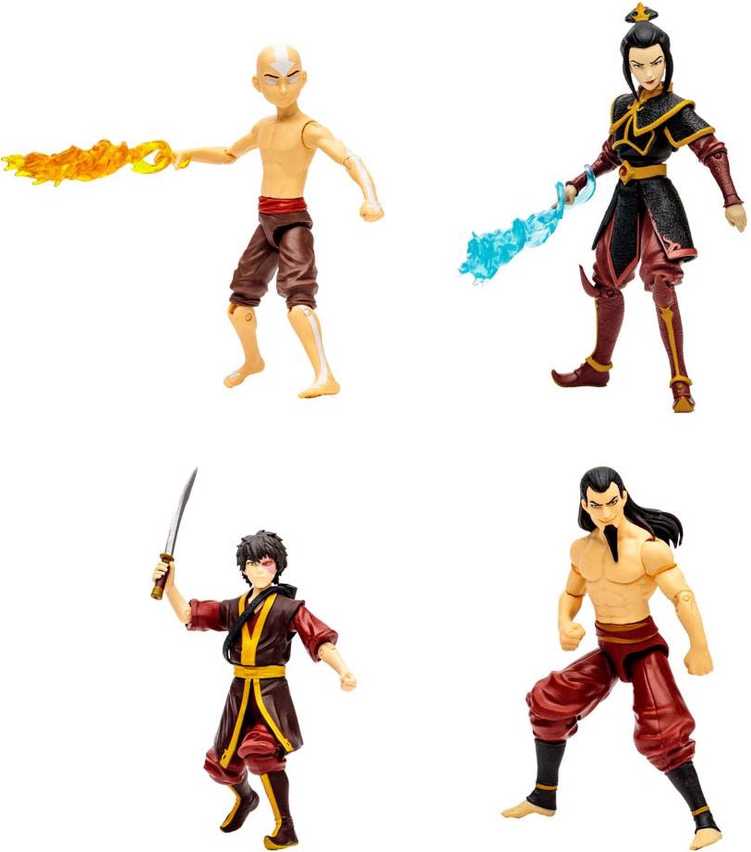 Avatar: The Last Airbender Action Figures 4-Pack Final Battle 13 cm ...