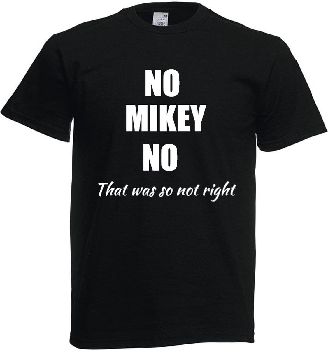 Grappig T-shirt - No Mikey no - toto wolff - f1 - formule 1 ...