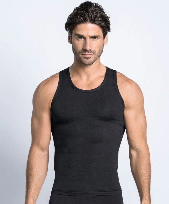 Stretch Cotton Shaper Tank | Black | bol.com