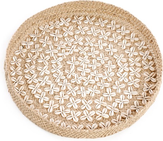 De Costa Shell Plaat - Naturel Wit - M | bol.com
