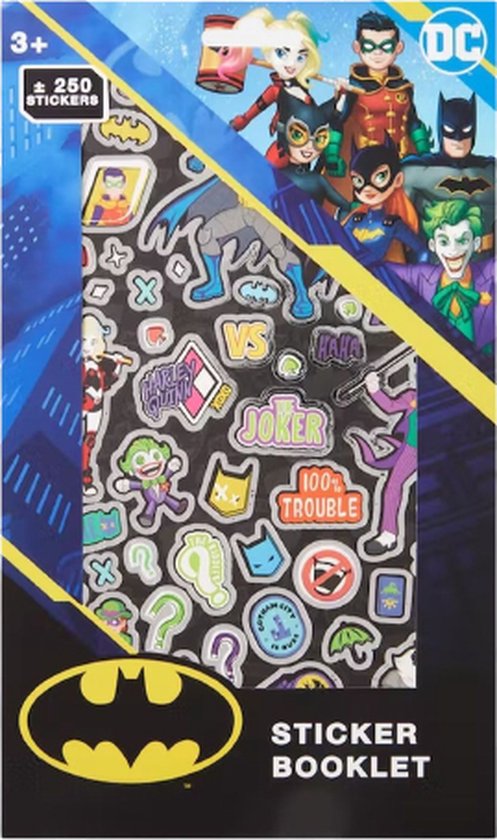 Batman stickerboek - Multicolor - Kerst - 5x Scene - 250 - Stickers ...