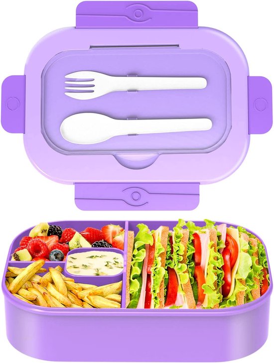 ANDIMEI Kids Lunch Box avec Compartiments 1400ml Adulte Lunch Box avec ...