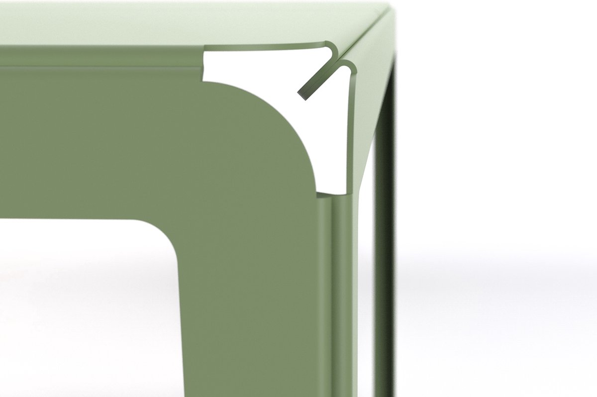 Weltevree - Bended Bench - Tuinbank - Buitenbank 3 Persoons - Aluminium ...