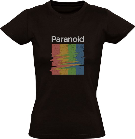Paranoid Dames T-Shirt | Polaroid | Paranoia | Camera | Film | Foto ...