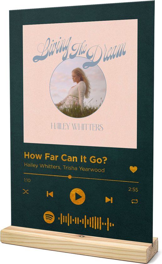 Songr Spotify Muziek Bordje - How Far Can It Go? - Hailey Whitters ...