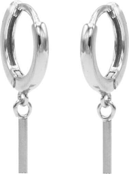Karma Oorringen Hinged Hoops Square Tube Zilver | bol