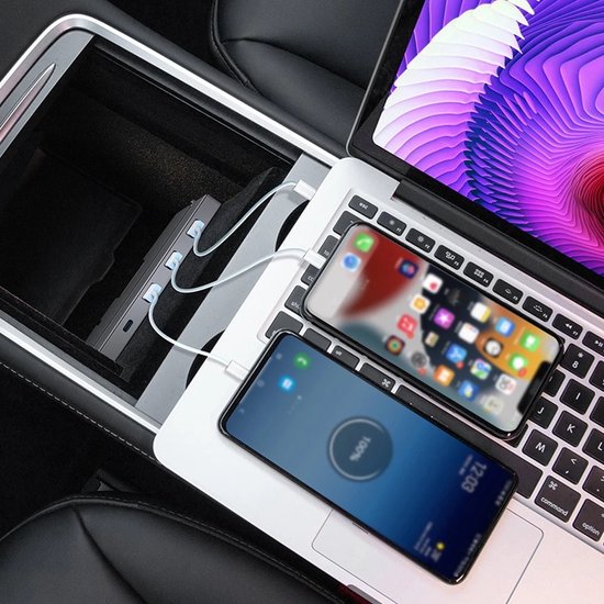 Tesla Model 3 en Y USB HUB 7in1 Facelift Dashcam Sentry Mode en ...