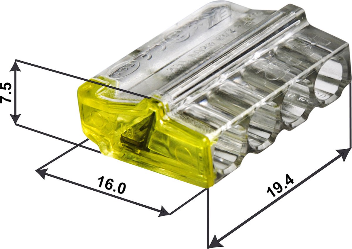 Conex Conex assortiment lasklemmen - voor massief stroomdraad | bol.com