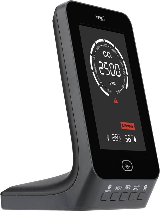 TFA Dostmann AIRCONTROL UP Single Beam 31.5011.10 CO₂-meter | bol.com