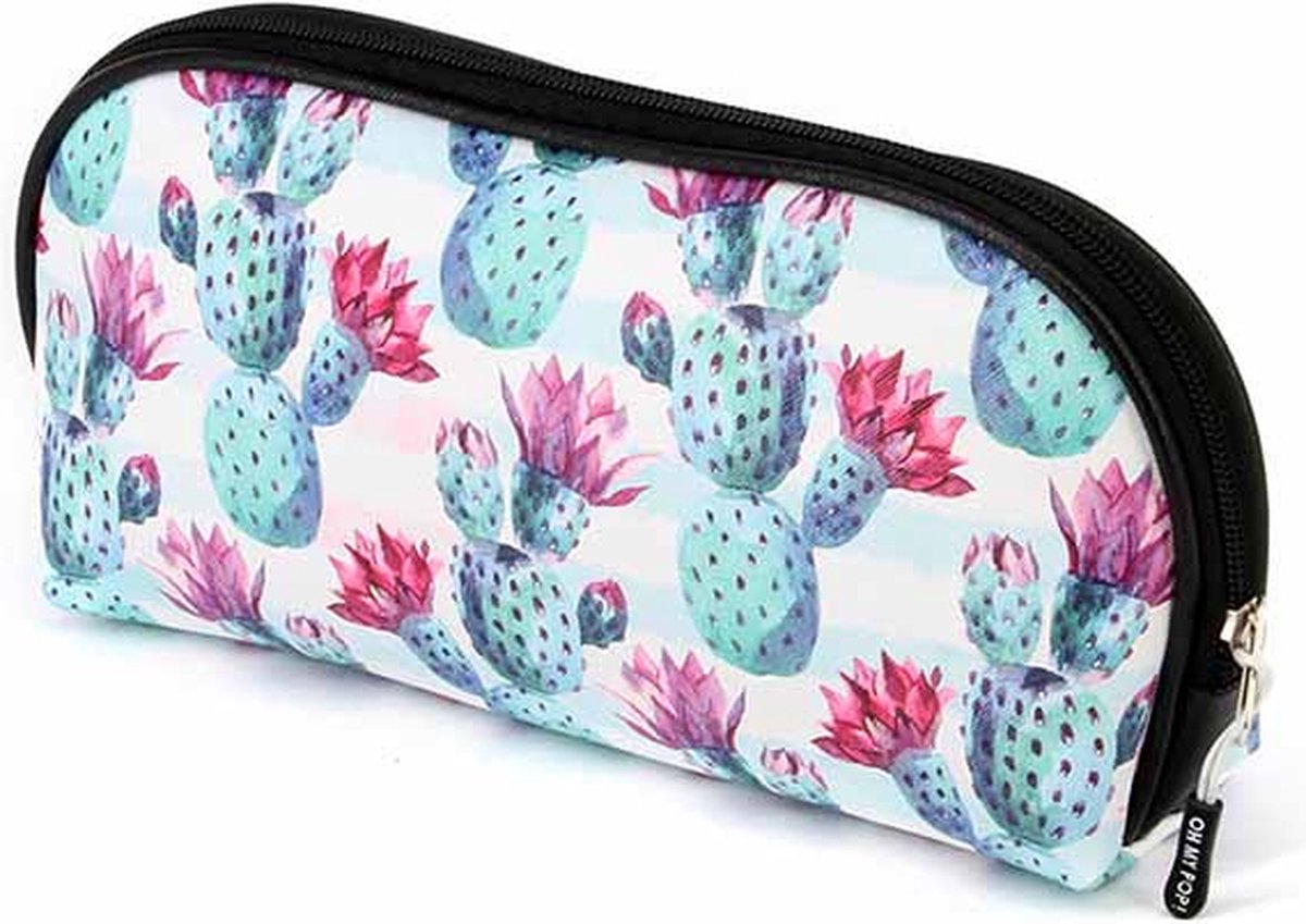Oh My Pop! Toilettas - Make-up tas - Cactus - Nopal - Small | bol.com