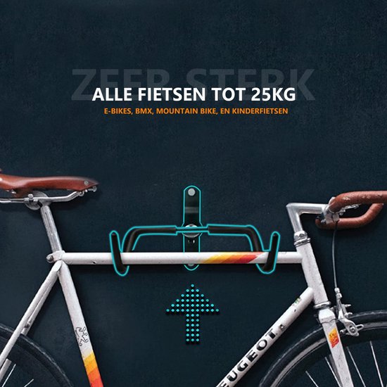 Fiets Ophangsysteem | Fietshaak | Muurbeugel | Ophangbeugel ...