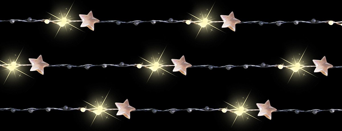 Luca Lighting - String Star Beads Bundle Pearl L100 Warm White Led 90L ...