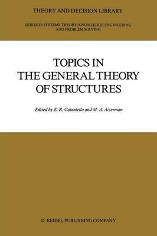 Topics in the General Theory of Structures | 9789401081993 | Boeken ...