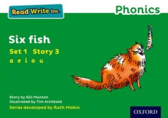 Read Write Inc. Phonics: Green Set 1 Storybook 3 Six Fish ...