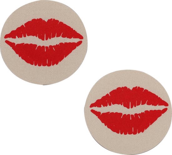 Pinch - Nipple Sticker Red Lips - Tepel Plakker - Lippen Rood ...